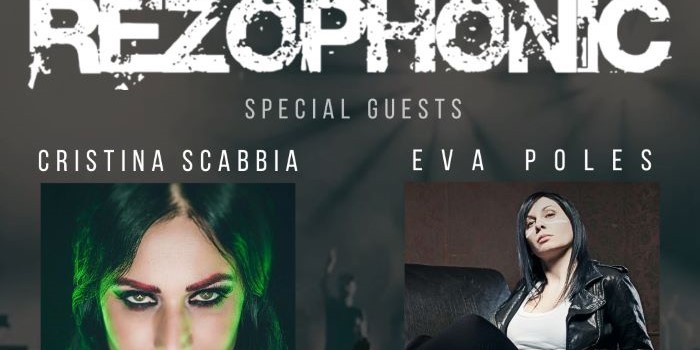 Rezophonic a Latina con Cristina Scabbia (Lacuna Coil) ed Eva Poles ...